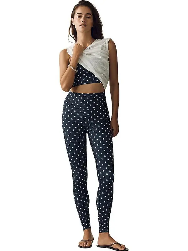 Beach Riot Piper Legggs - Blue Pattern