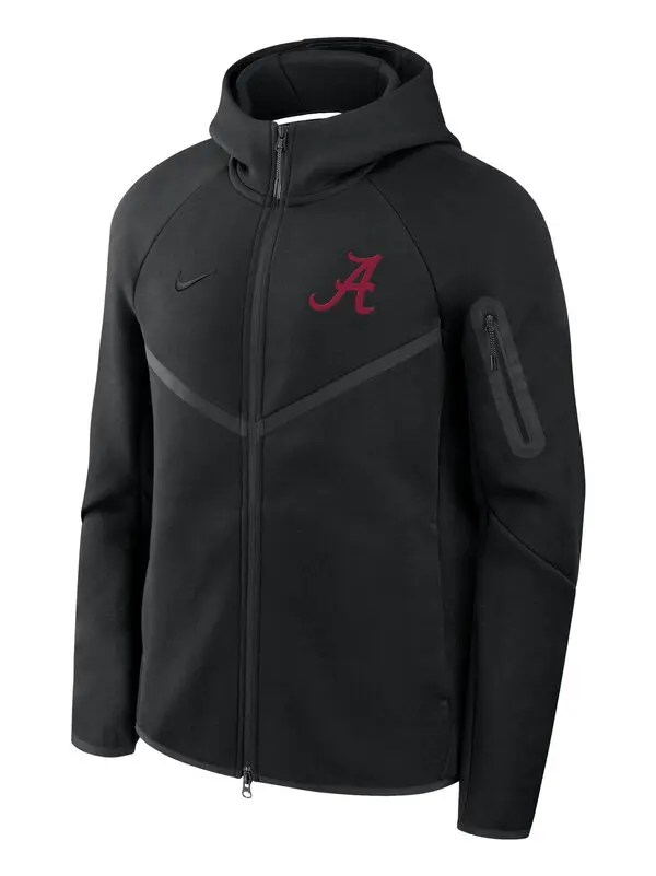 Nike Alabama Tech Fleece Windrunner Full-zip Hooded Jacket - Black