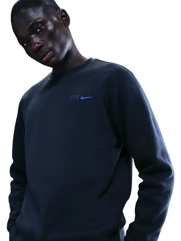 Nike Chelsea Fc Club Soccer Crew-neck - Blue