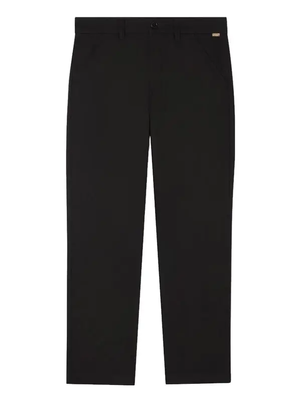 Burberry Cotton Twill Chinos - Black