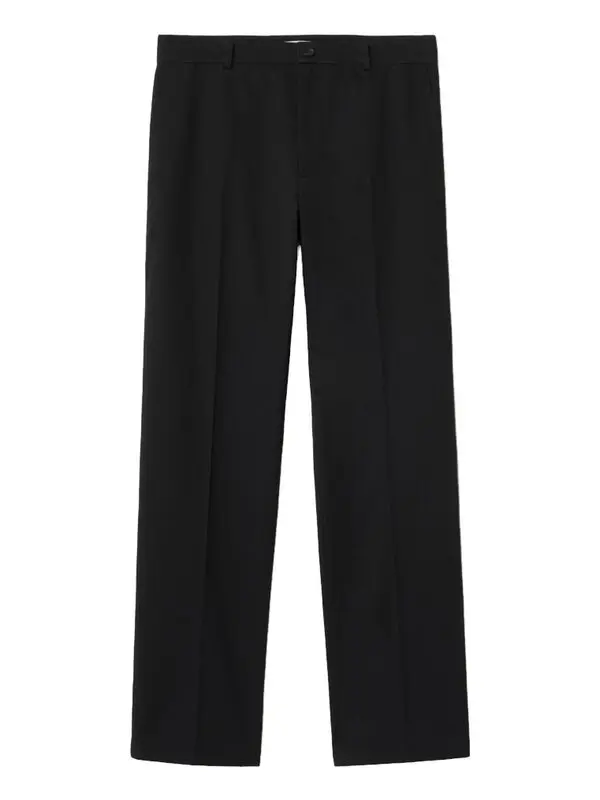 Burberry Cotton Twill Chinos - Black