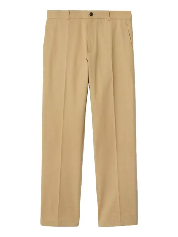 Burberry Cotton Twill Chinos - Hamper Beige