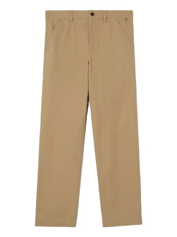 Burberry Cotton Twill Chinos - Sparrow Beige