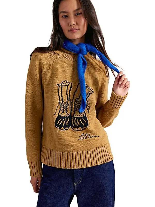 L.l.bean Original Cotton Rollneck Sweater - Barely Bean Boots