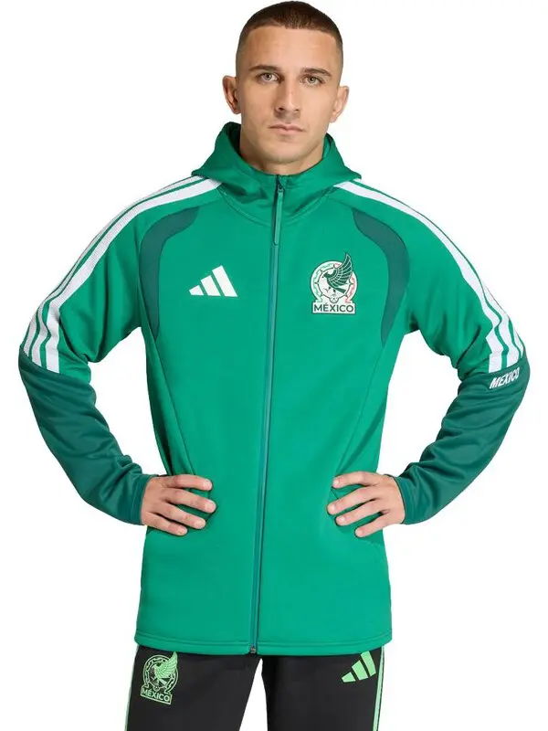 Adidas Mexico 26 Tiro Pro Hoodie - Bold Green