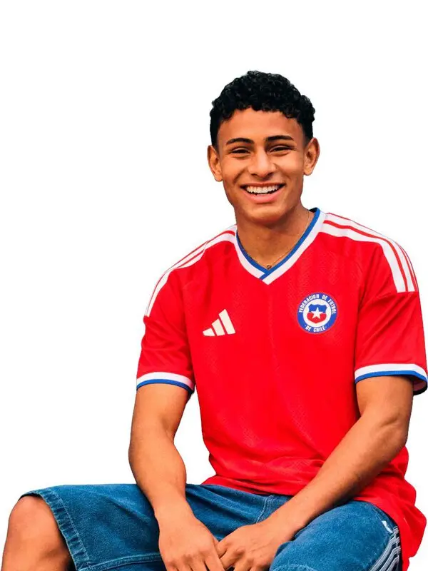 Adidas Chile 26 Home Authentic Jersey - Active Red