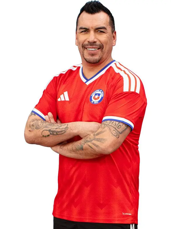 Adidas Chile 26 Home Authentic Jersey - Active Red