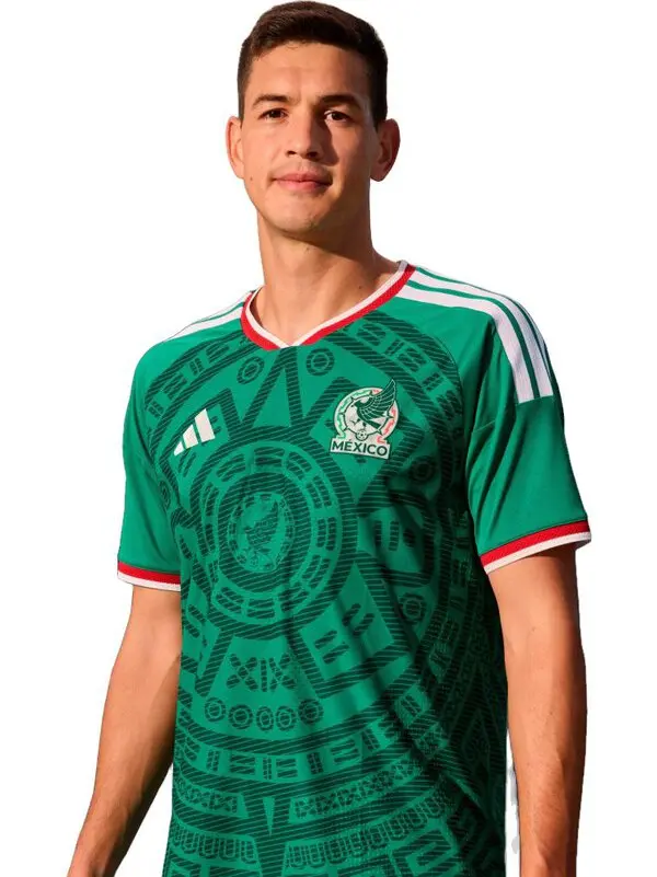 Adidas Mexico 26 Home Authentic Jersey - Bold Green