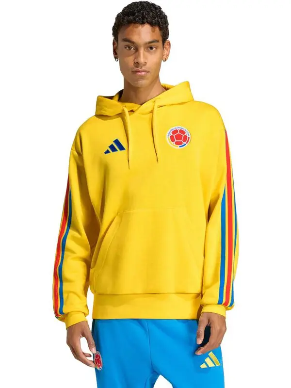 Adidas Colombia Dna Fleece Hoodie - Impact Yellow