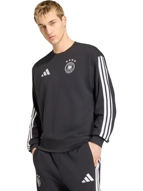 Adidas Germany Dna Crew Sweat - Black