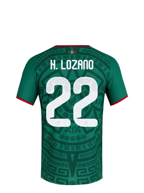 Adidas Mexico 26 Home Lozano Authentic Jersey - Bold Green / Soccr-mxs-sxd