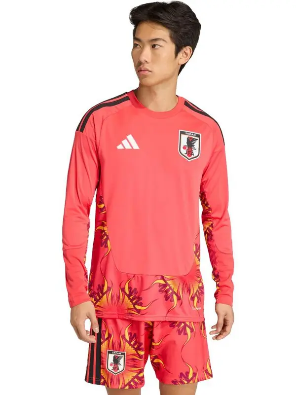 Adidas Japan 26 Home Goalkeeper Long Sleeve Jersey - Semi Lucid Red