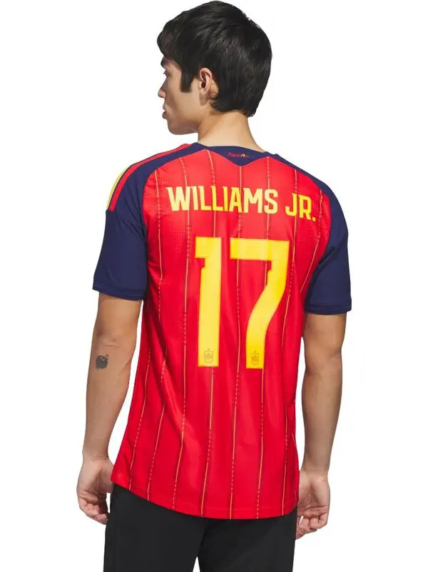 Adidas Spain 26 Home Authentic Jersey - Vivid Red / Soccr-seu-snj