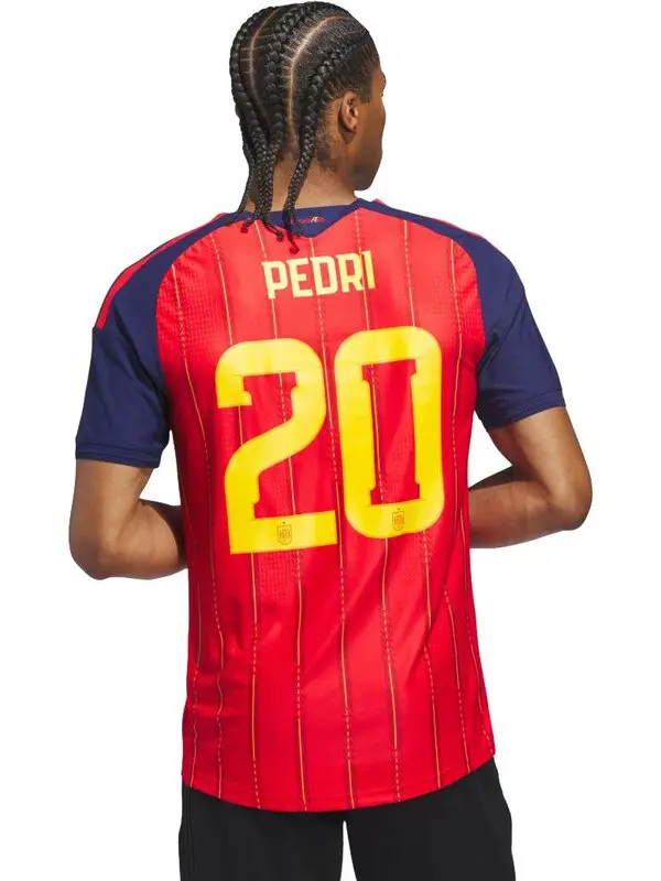 Adidas Spain 26 Home Authentic Jersey - Vivid Red / Soccr-seu-snx