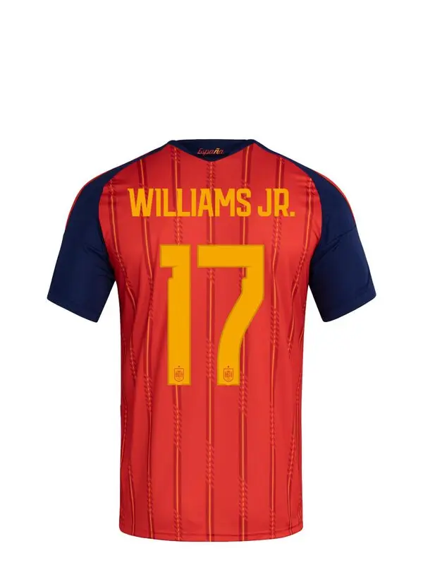 Adidas Spain 26 Home Williams Jr Jersey - Vivid Red / Soccr-seu-snj