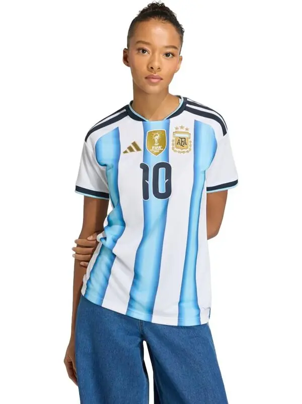 Adidas Argentina 26 Home Messi Jersey - White / Icey Blue / Light Blue