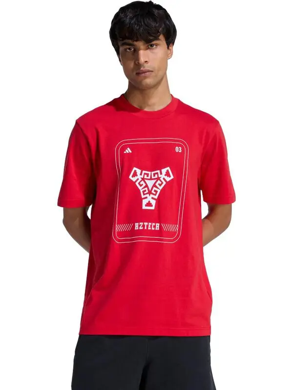 Adidas Mexico Dna T-shirt - Better Scarlet