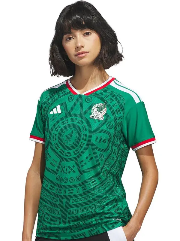 Adidas Mexico 26 Home Authentic Jersey - Bold Green