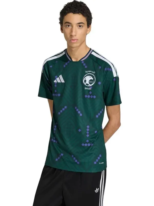 Adidas Saudi Arabia 26 Home Jersey - Aurora Ivy / White