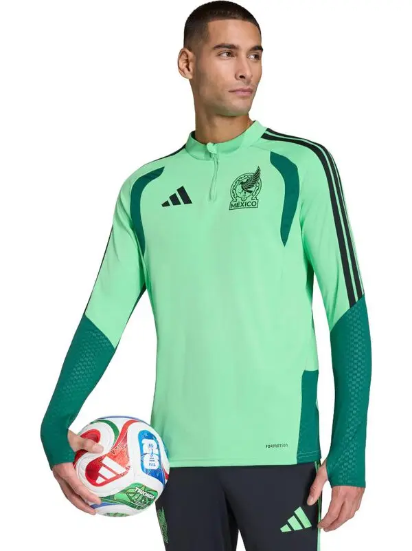 Adidas Mexico 26 Tiro Training Top - Semi Flash Green