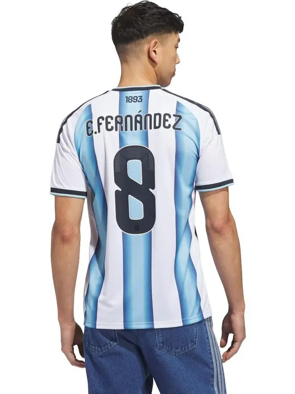 Adidas Argentina 26 Home Fernandez Jersey - White / Icey Blue / Soccr-arq-sav