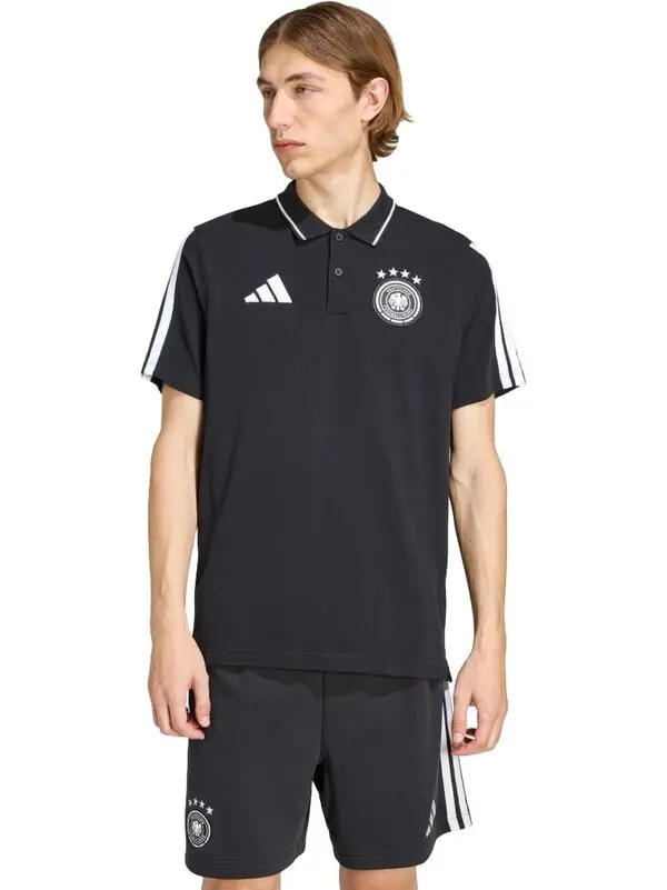 Adidas Germany Dna Polo Shirt - Black