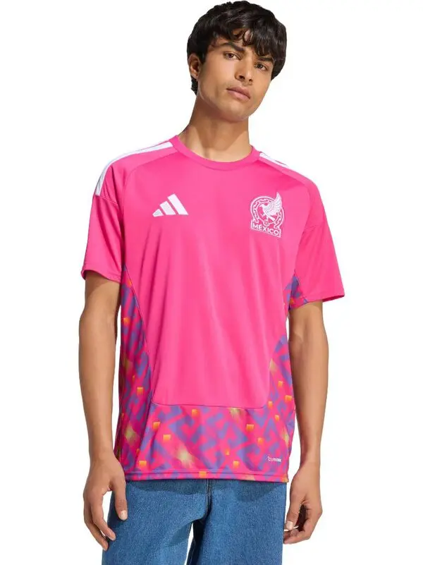 Adidas Mexico 26 Home Goalkeeper Jersey - Team Real Magenta