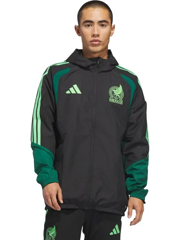 Adidas Mexico 26 Tiro All Weather Jacket - Black