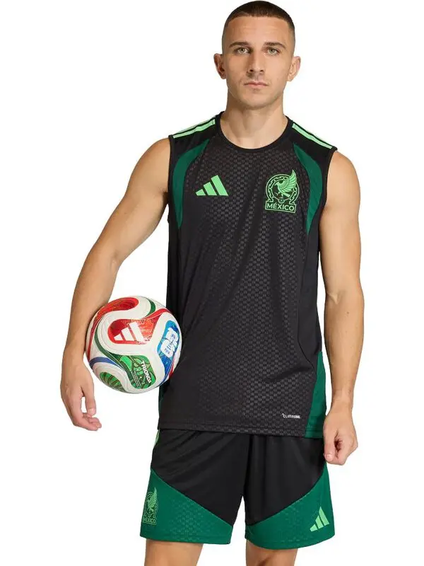Adidas Mexico 26 Tiro Sleeveless Jersey - Black