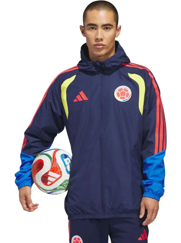 Adidas Colombia 26 Tiro All Weather Jacket - Team Navy Blue 2