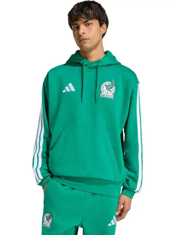 Adidas Mexico Dna Fleece Hoodie - Bold Green