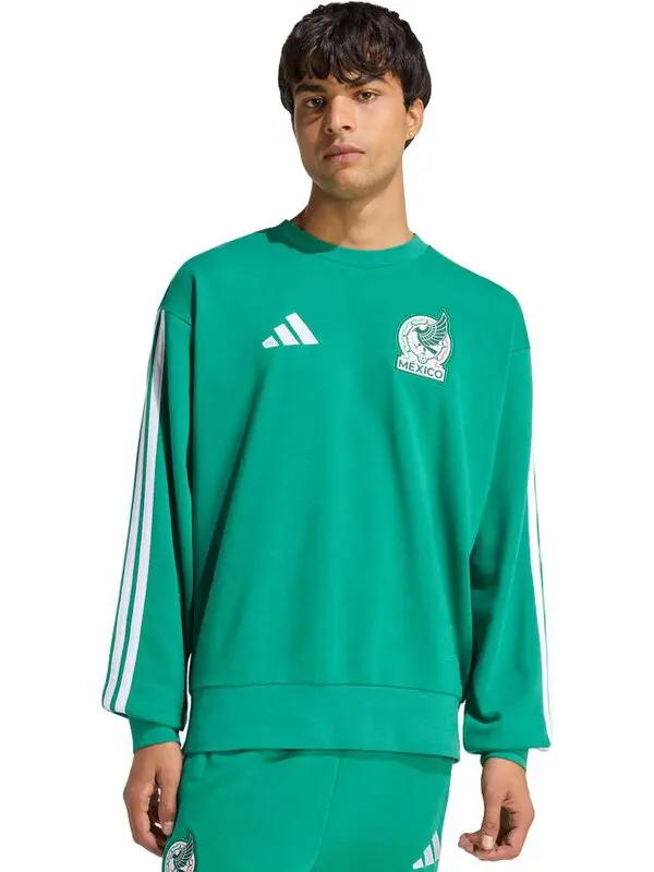 Adidas Mexico Dna Crew Sweat - Bold Green