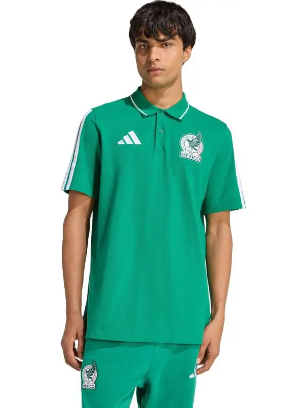 Adidas Mexico Dna Polo Shirt Green - Bold Green