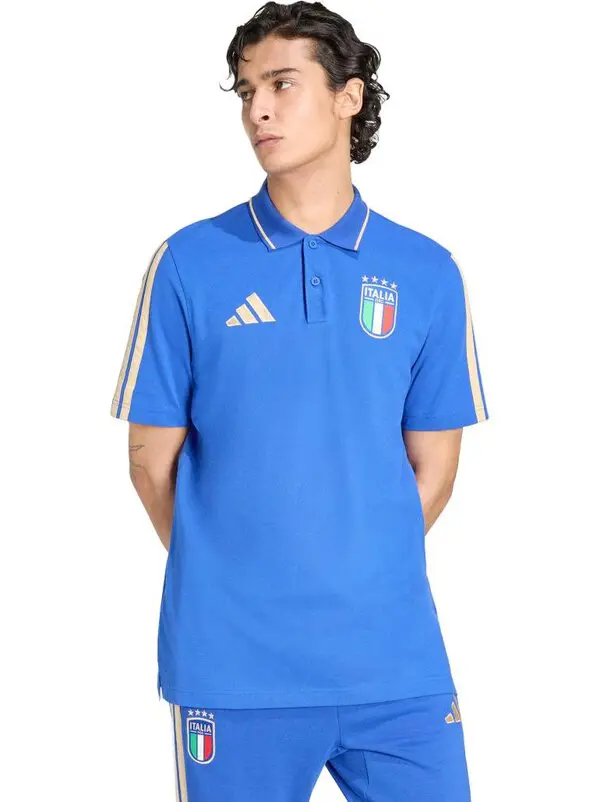 Adidas Italy Dna Polo - Bold Blue