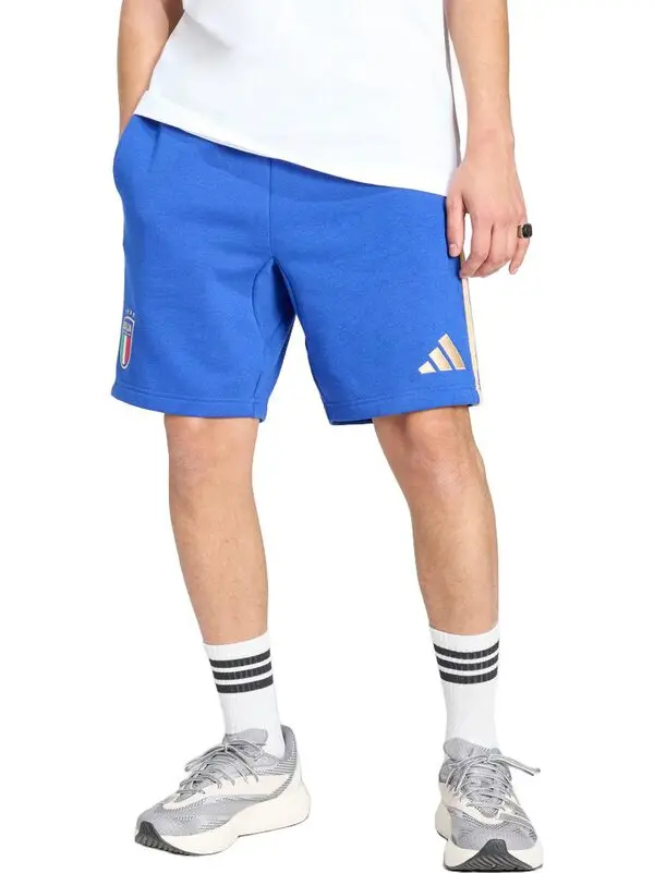 Adidas Italy Dna Fleece Shorts - Bold Blue