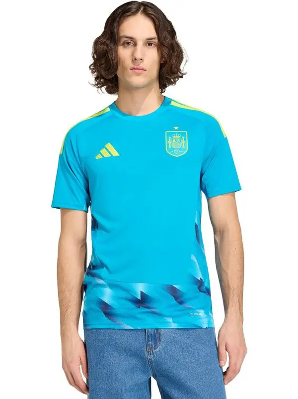 Adidas Spain 26 Home Goalkeeper Jersey - Bold Aqua