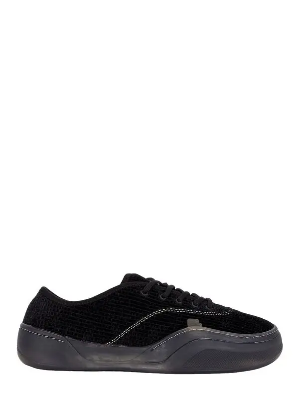 ERL Corduroy Coupe Sneakers - Dark Black