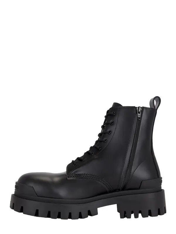 Balenciaga Strike Zip Bootie - Black