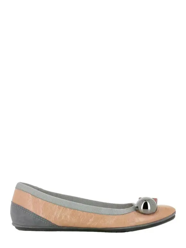 DOVE NUOTANO GLI SQUALI Becky Ballerina Flats - Neutrals