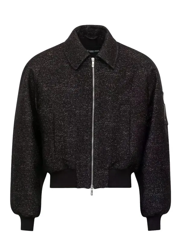LGN LOUIS GABRIEL NOUCHI Zip-fastening Bomber Jacket - Grey