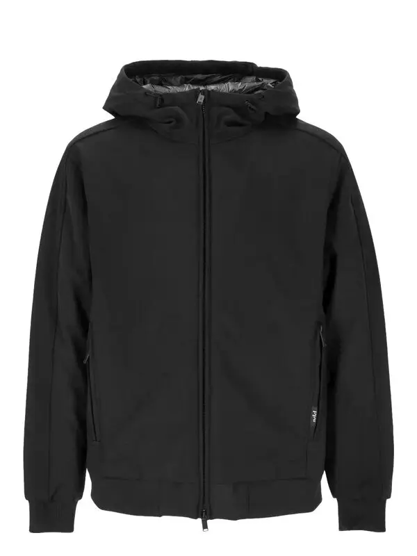 Add Hooded Zip Jacket - Black