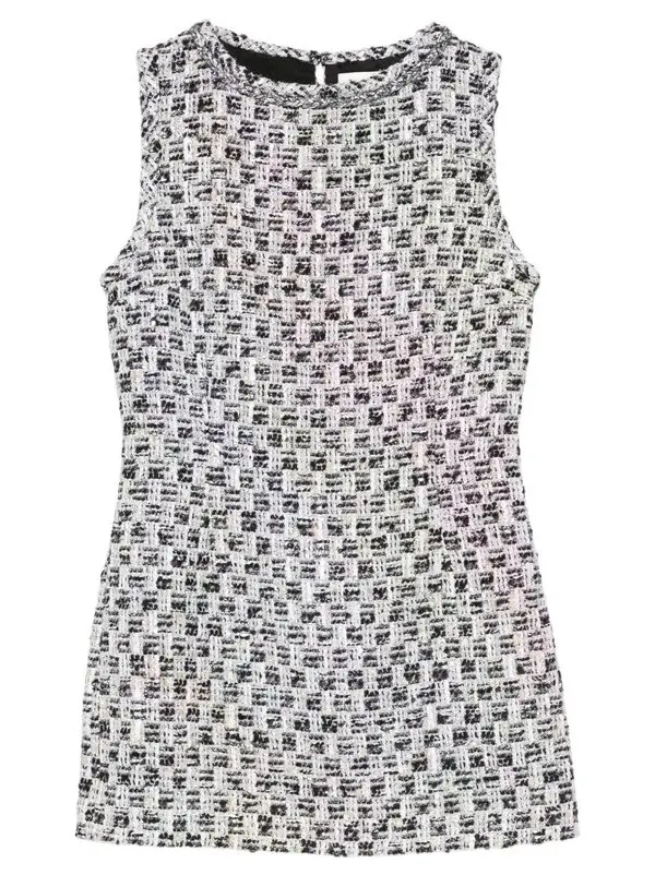 LIBEROWE Tweed Mini Dress - Black