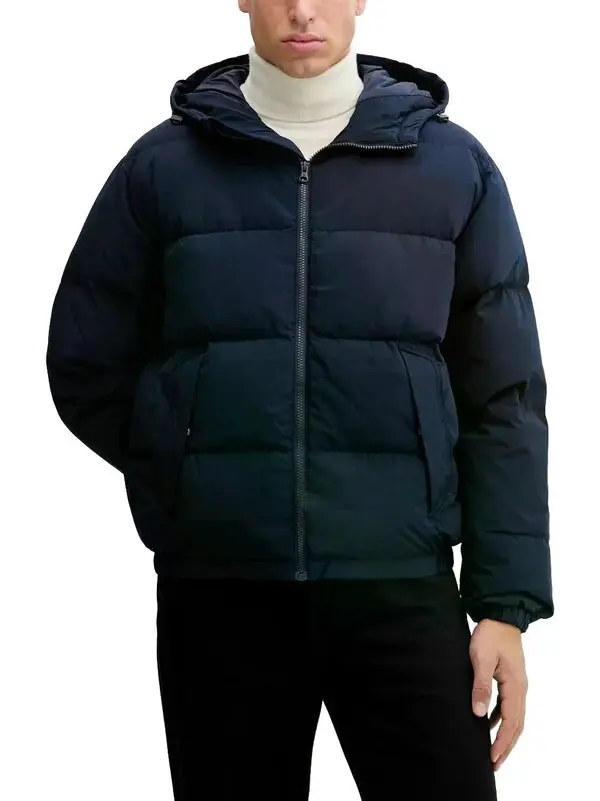BENETTON Hooded Zip Jacket - Blue