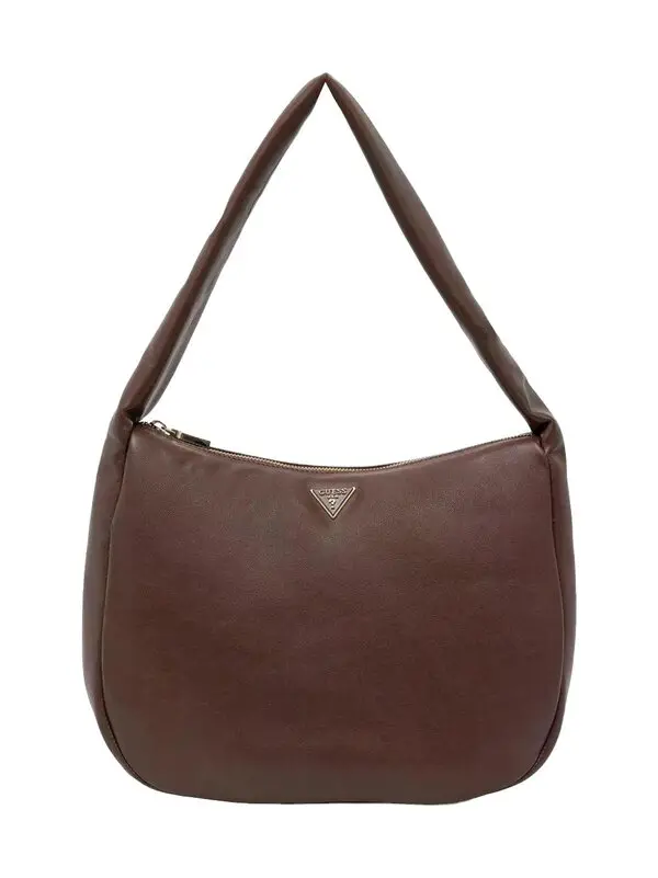 Guess Sunetra Zip Logo-plaque Tote Bag - Brown
