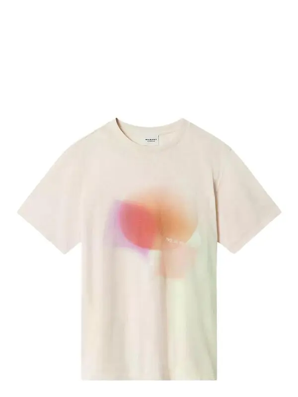 MARANT ETOILE Zewel Graphic T-shirt - Neutrals