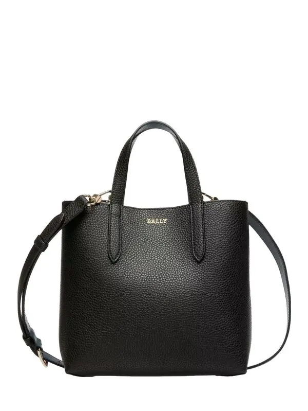 Bally Leather Tote Bag - Black