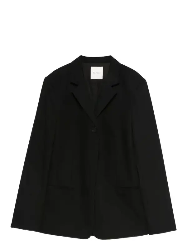 ST. AGNI Single-breasted Blazer - Black