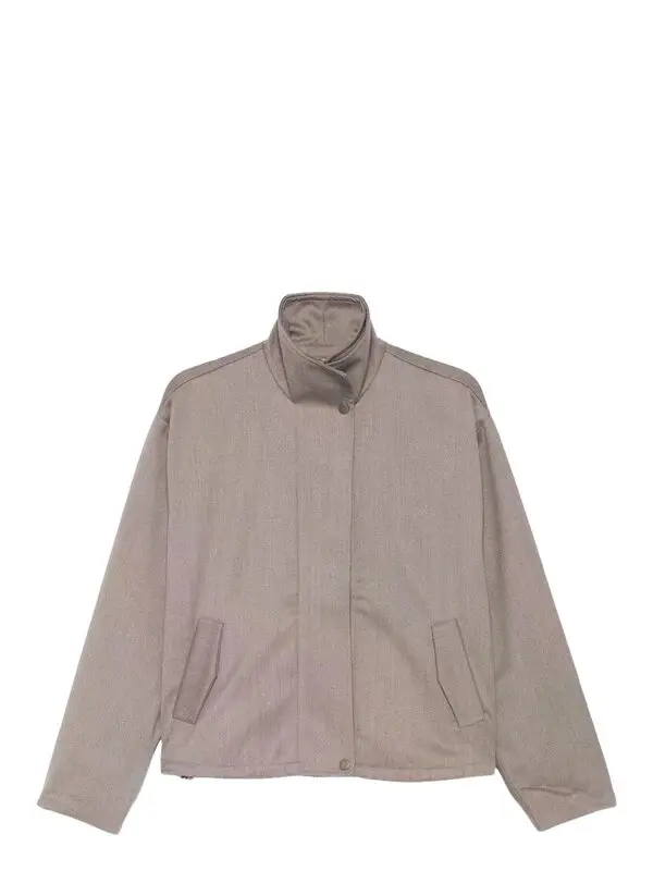 ST. AGNI Oupa Bomber Flight Jacket - Grey
