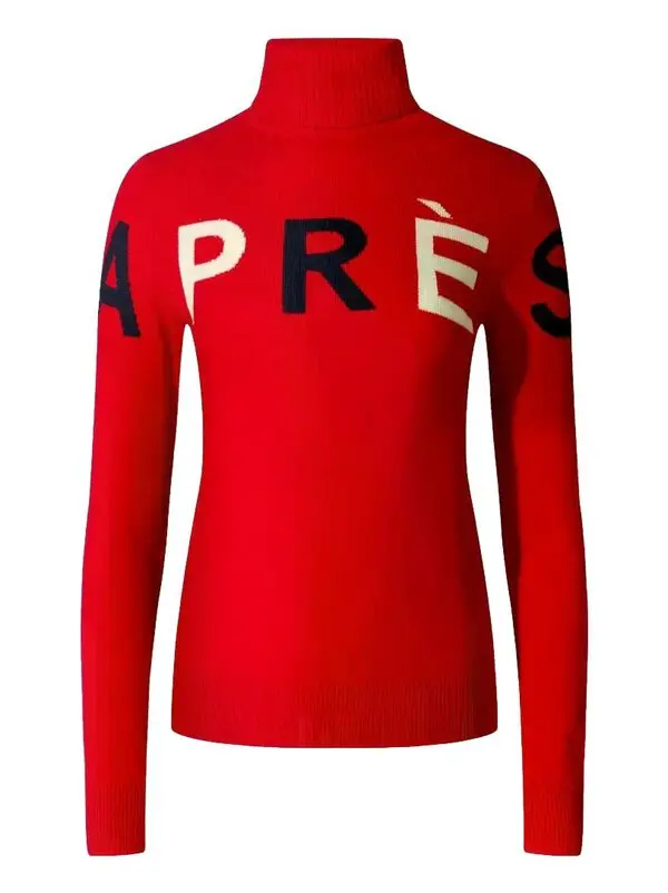 Perfect Moment Turtleneck Sweater - Red