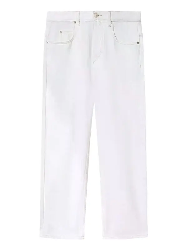 Isabel Marant Dakota Straight Jeans - White